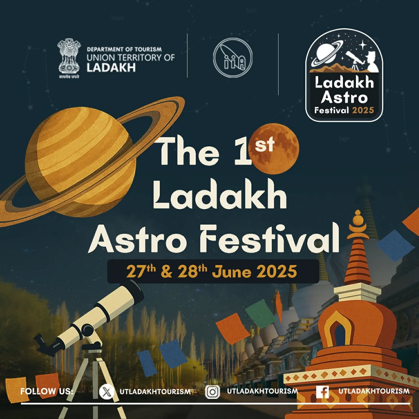 First Ladakh Astro Festival 2025 on June 27, 28 - Discover Leh Ladakh